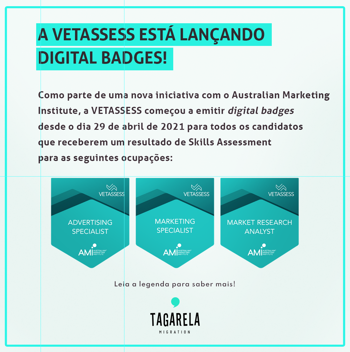 VETASSESS Digital Badges - Tagarela Migration